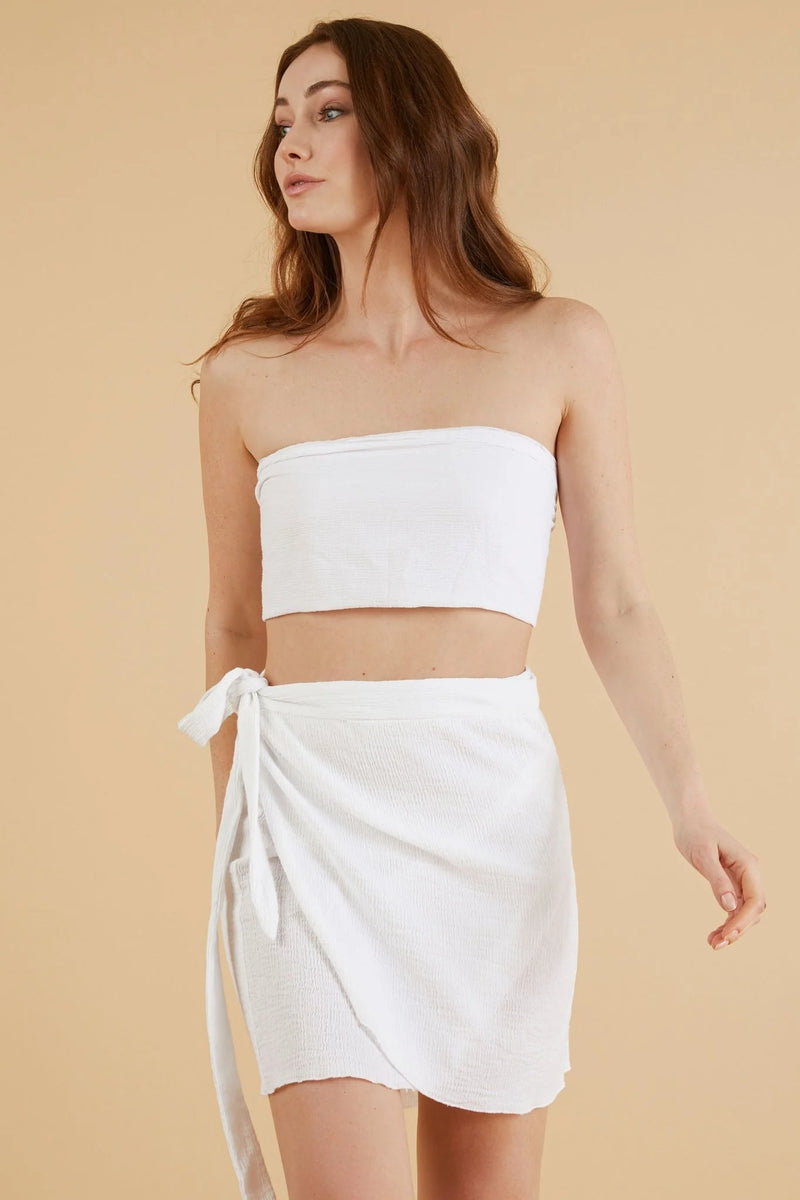 Mini Lyra Wrap Skirt – FORMA LA