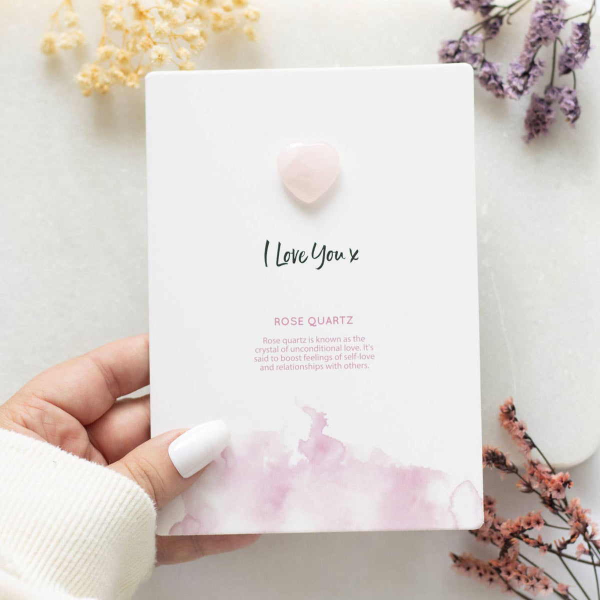 Rose Quartz Greeting Card – FORMA LA